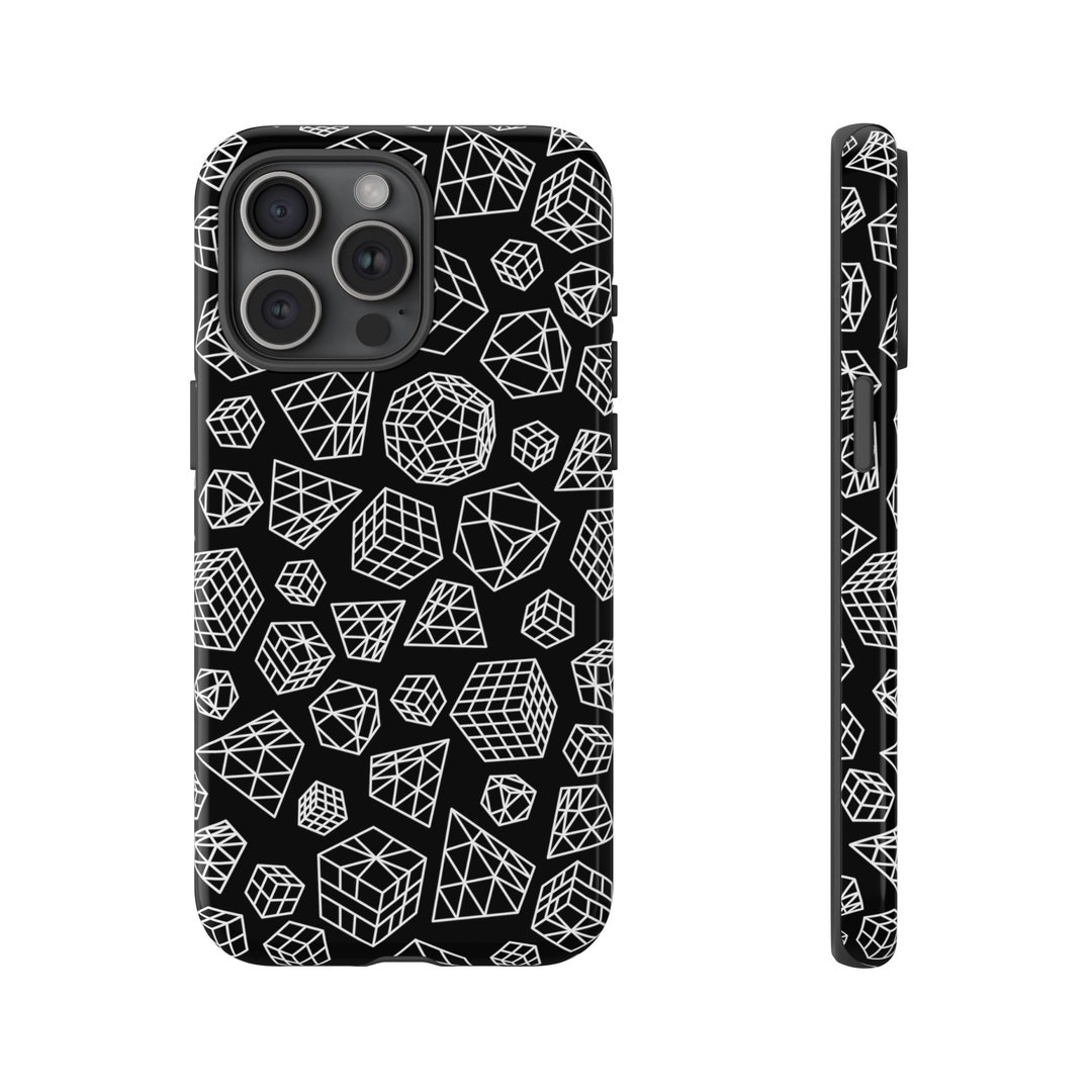 Rubik's Cube, Pyraminx, Megaminx, Skewb, Square-1 Phone Case Black and ...