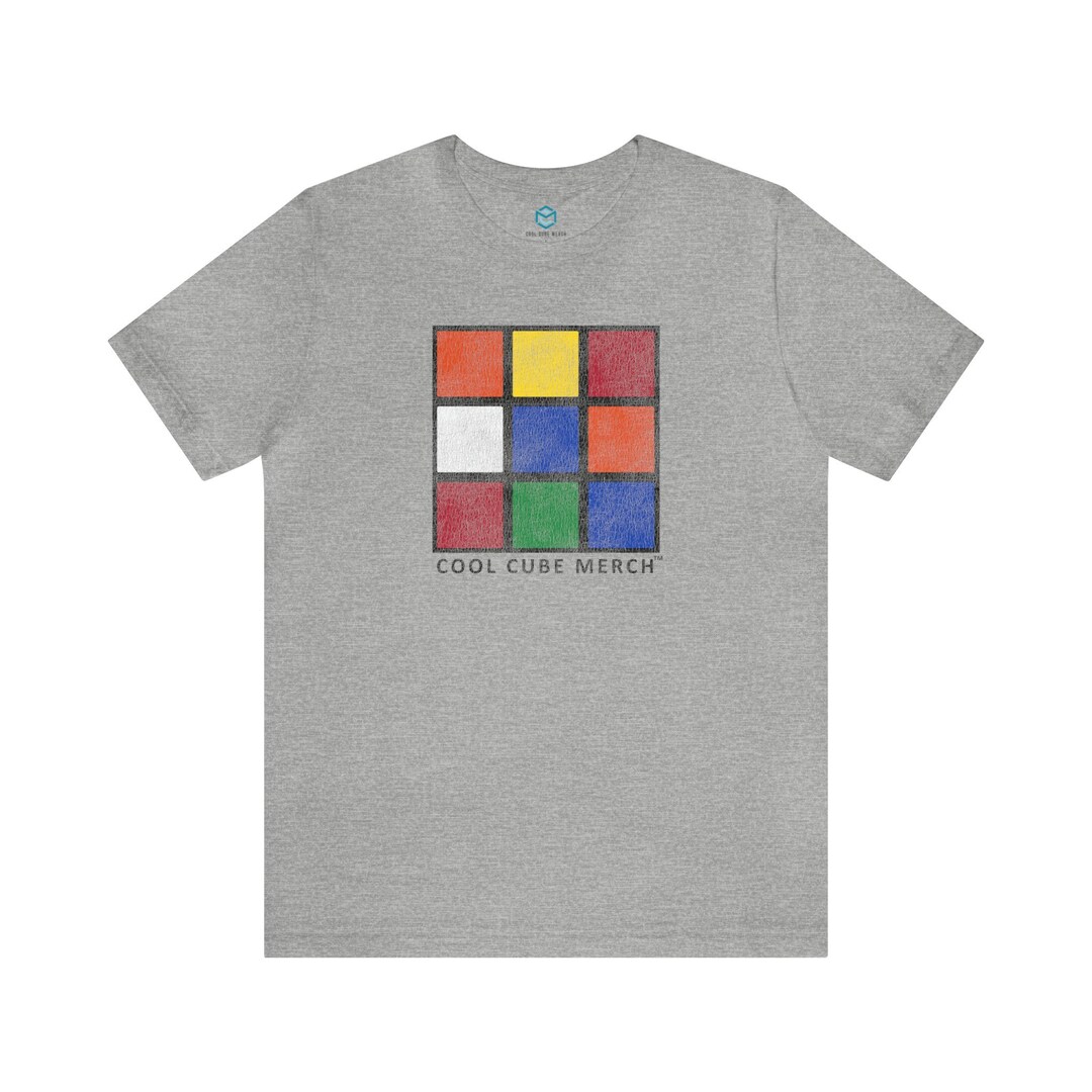 Original Logo Cube - Rubik's Cube Shirt (adult Sizes) - Soft Cotton T ...