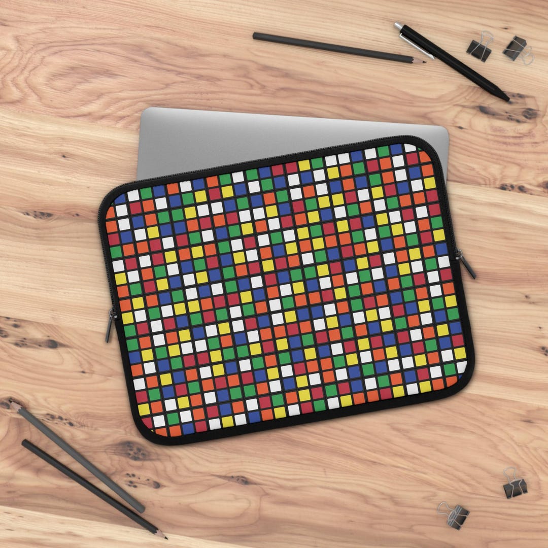 Rubik's Cube Laptop Sleeve (flat Cubes) - Etsy