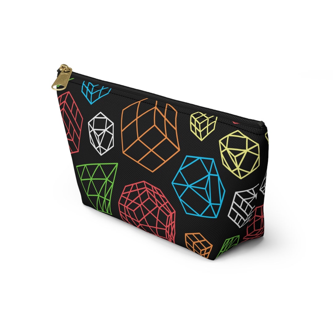 Rubik's Cube Pencil Case Line Art Cubes Design Back to - Etsy