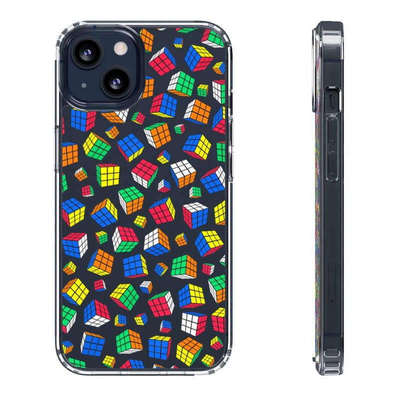 Cubes All Over Rubik's Cube Phone Case Iphone and - Etsy