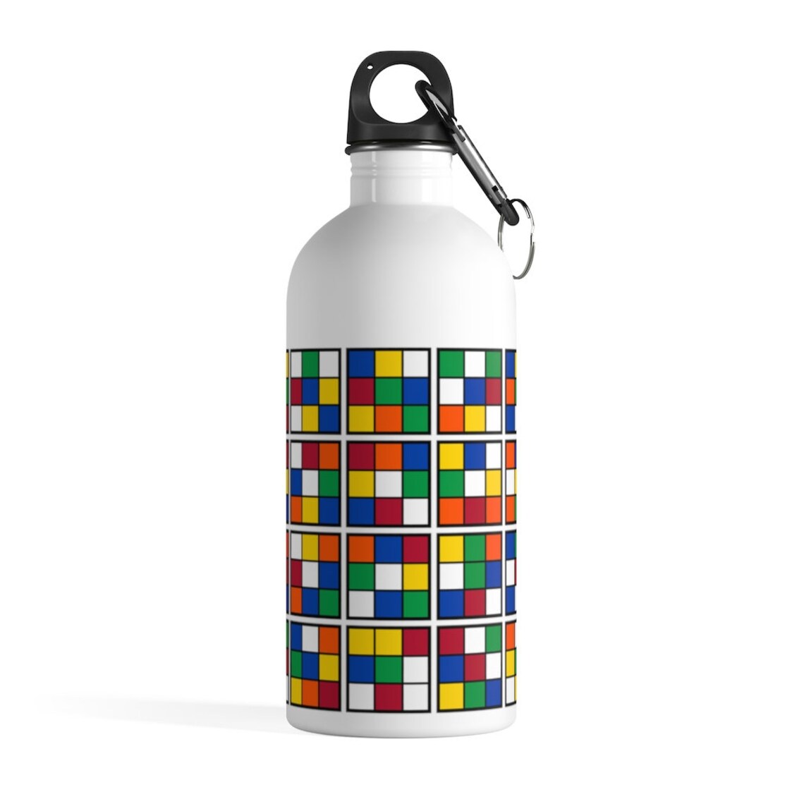 Cubes All Over Rubik's Cube Water Bottle stainless Steel - Etsy