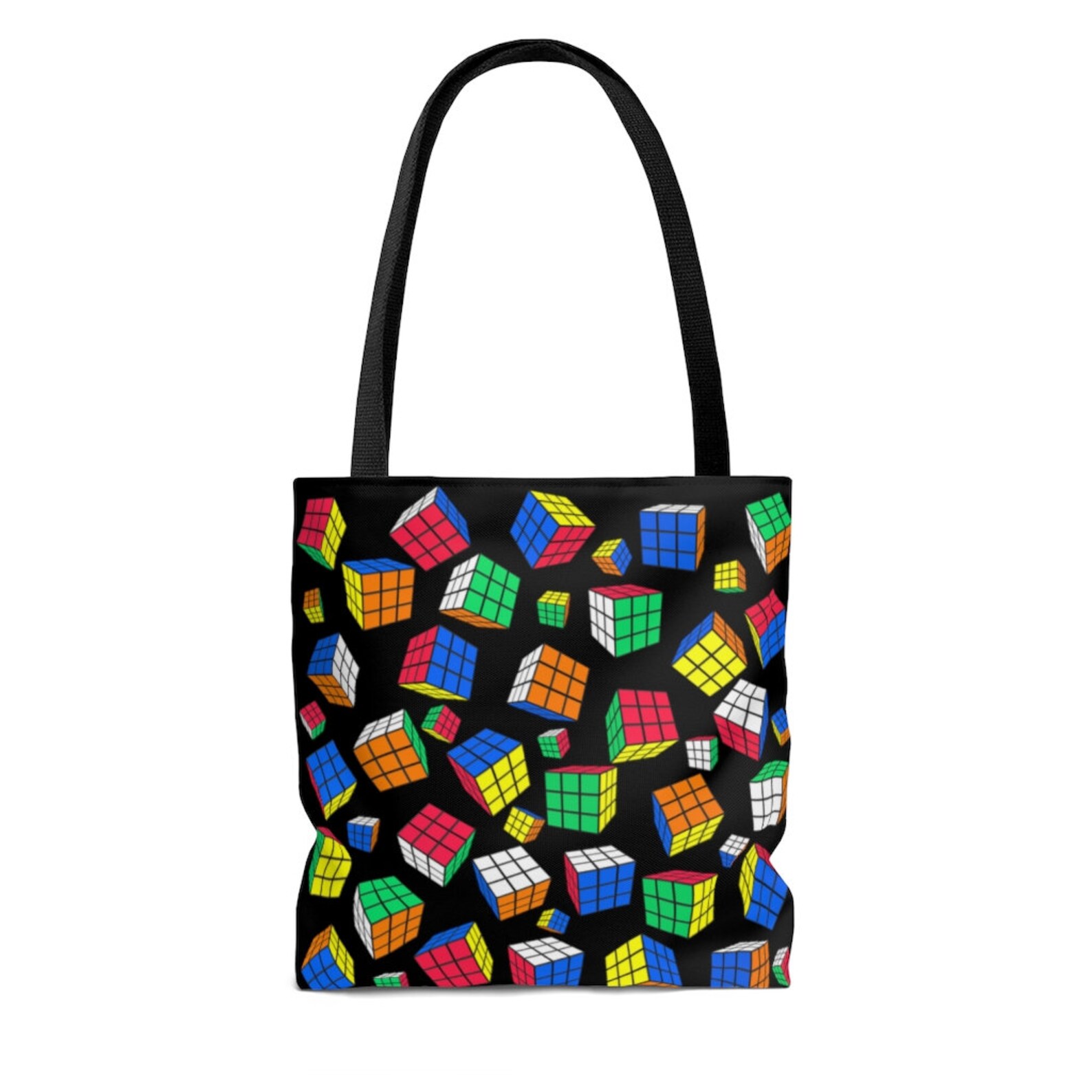 Cubes All Over Rubik's Cube Tote Bag All Over Print - Etsy