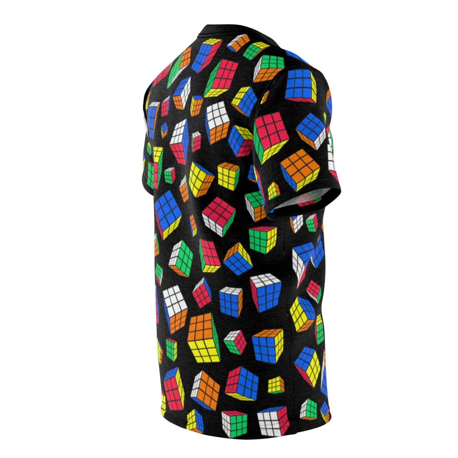 Cubes All Over Rubik's Cube Shirt black | Etsy