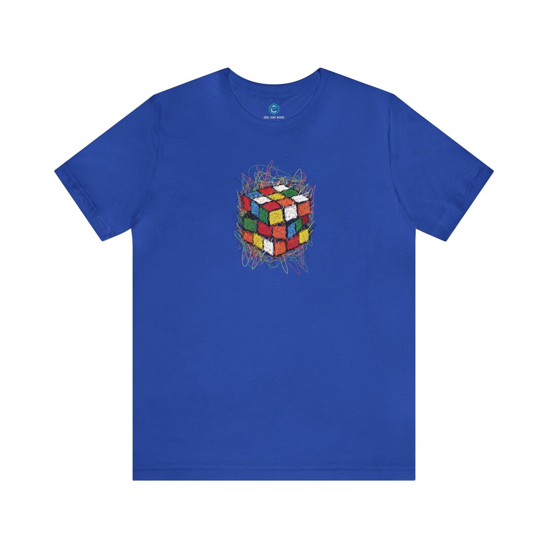 Scribble Cube - Rubik's Cube Shirt (adult Sizes) - Soft Cotton T-shirt - Etsy