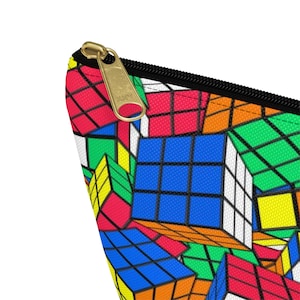 Rubik's Cube Pencil Case - Pile of Cubes - Back to School - Etsy