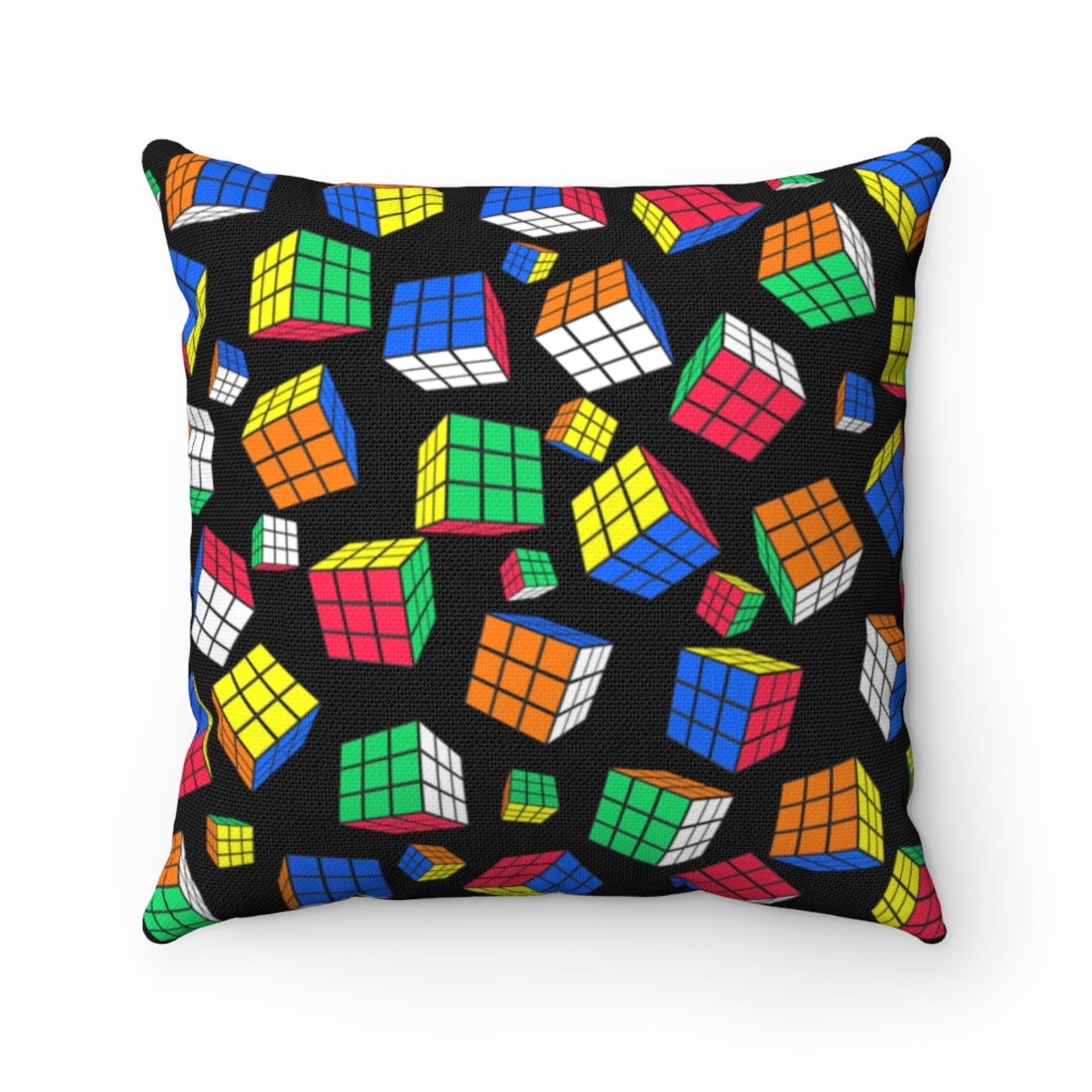 Cubes All Over Rubik's Cube Pillow 2-sided Print - Etsy