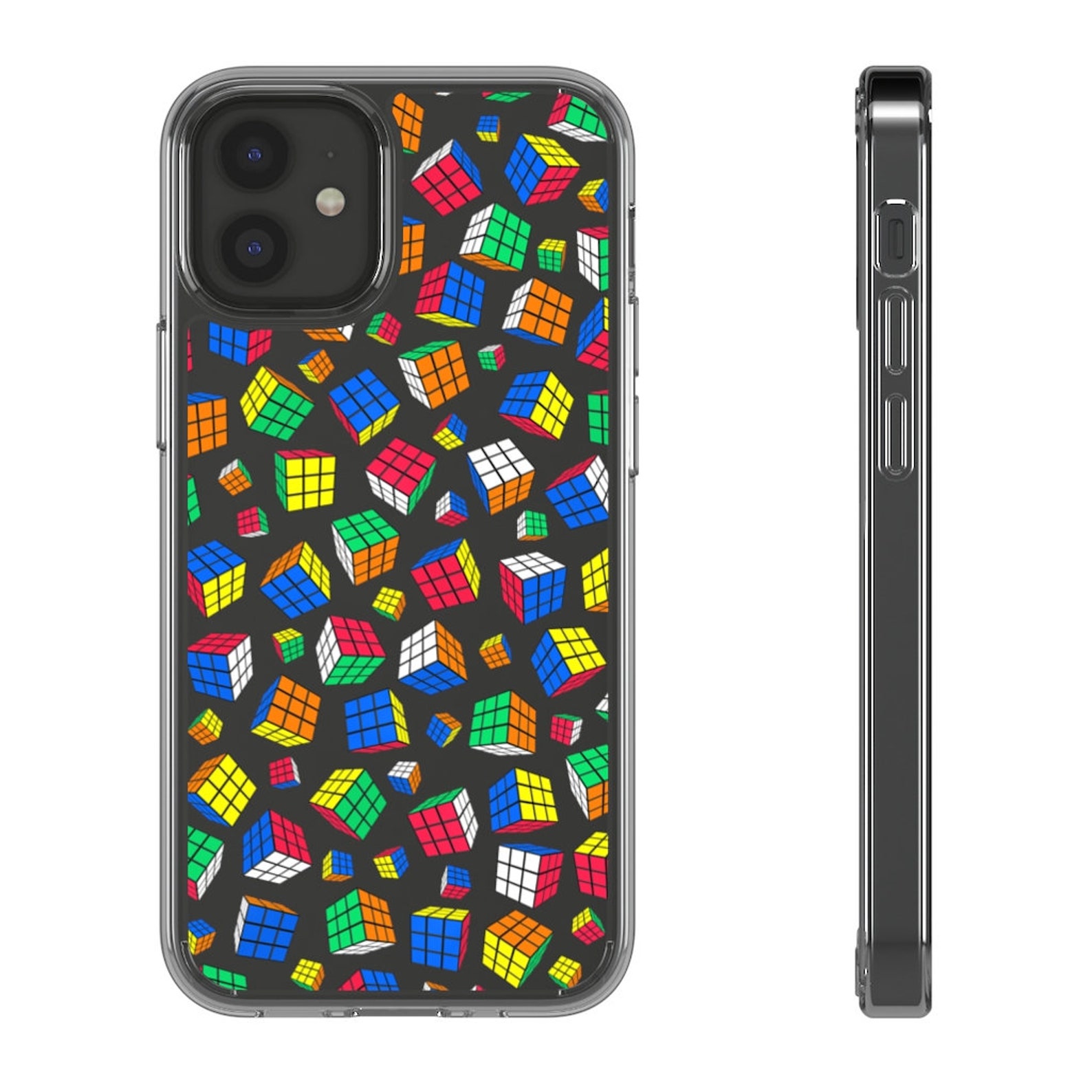 Cubes All Over Rubik's Cube Phone Case Iphone and - Etsy