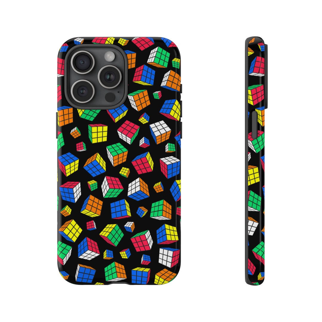 Cubes All Over Rubik's Cube Phone Cases Tough Case - Etsy