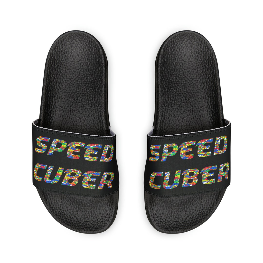 Speedcuber Youth Slides, Rubik's Cube Summer Sandals, House Shoes ...