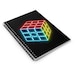 Neon Cube - Rubik's Cube Notebook - Spiral Ruled Line - Etsy