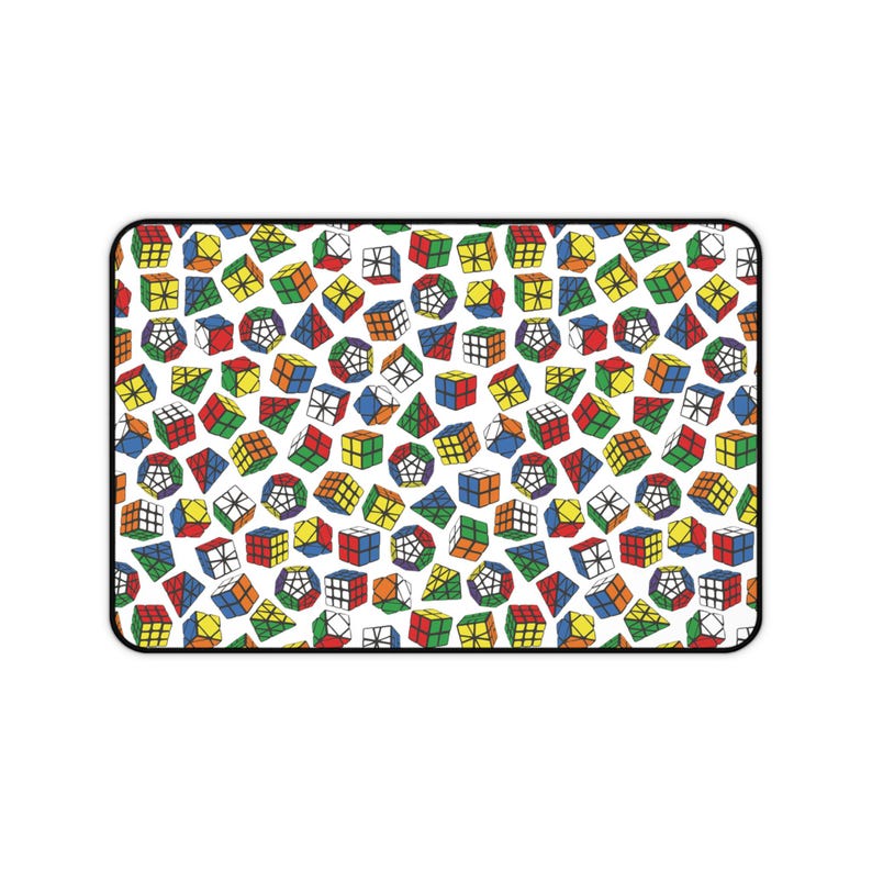 Rubik's Cube Pyraminx, Megaminx, and More Desk Mat, Cubing Mat ...