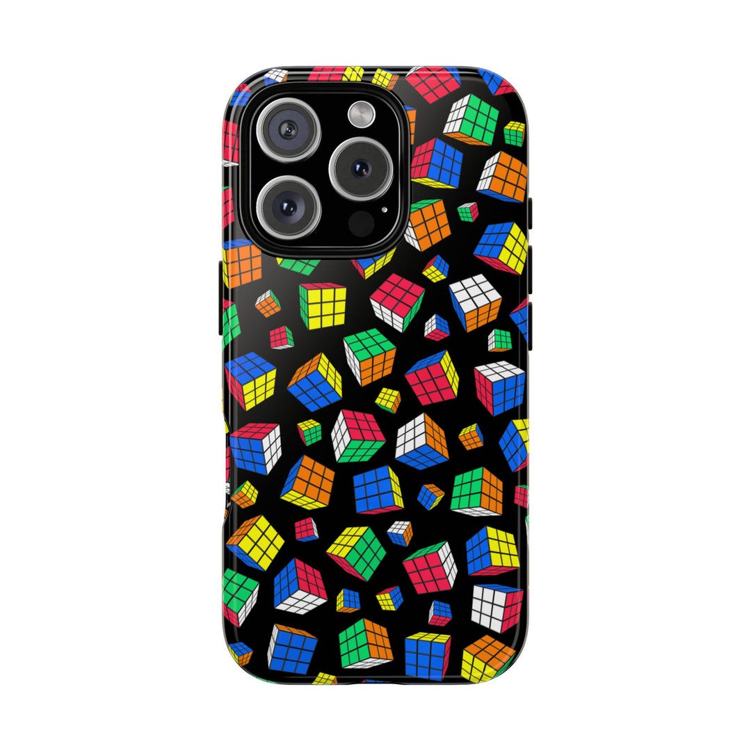 Cubes All Over - Rubik's Cube Phone Cases - Tough Case - Etsy