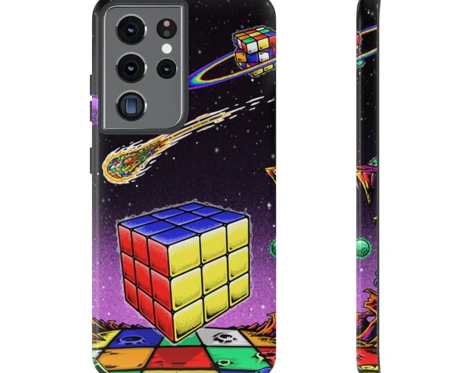 Cubes All Over Rubik's Cube Phone Case Iphone and - Etsy