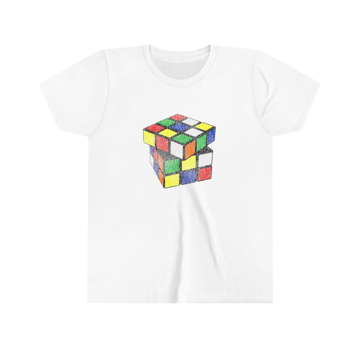 Original Rubik's Cube T-shirt youth Sizes - Etsy