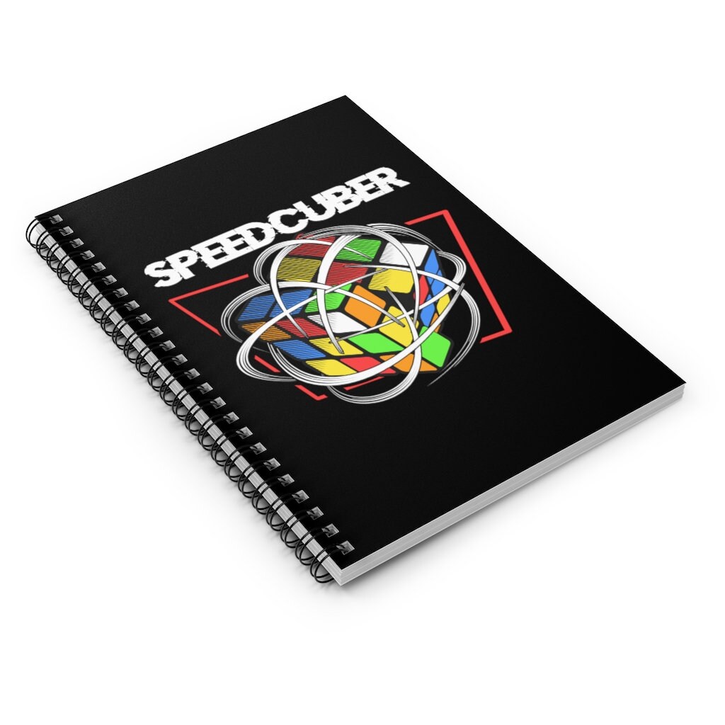 Speedcuber Rubik's Cube Notebook Spiral Ruled Line | Etsy