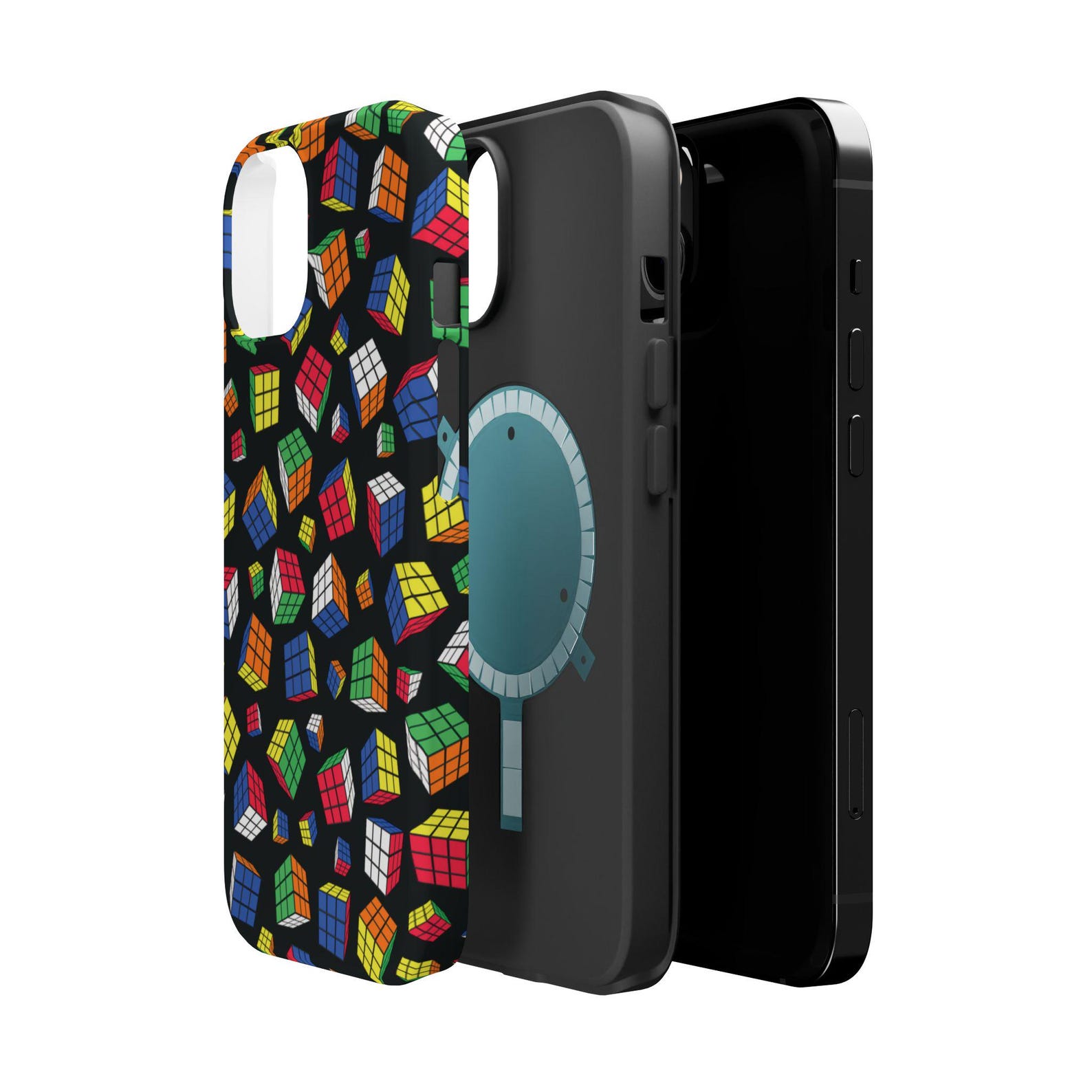 Magsafe Rubik's Cube iPhone Case - Tough Phone Case - 3x3 Puzzles - Etsy