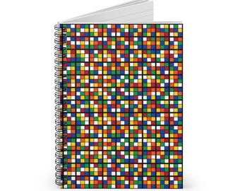 Crazy Cubes Rubik's Cube Notebook Spiral Ruled Line - Etsy
