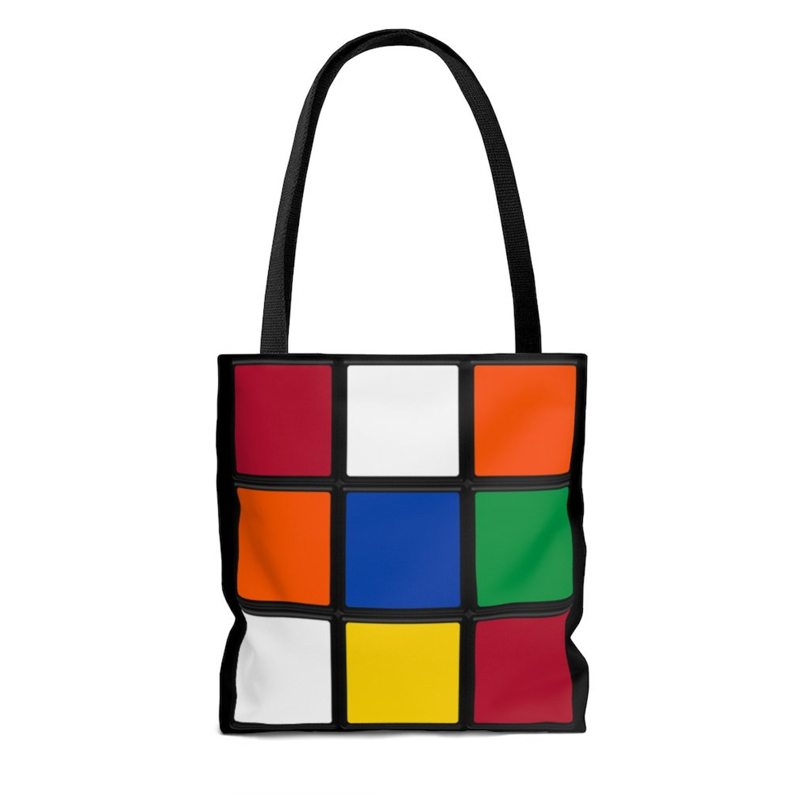 Rubik's Cube Tote Bag Huge Cube 2-sided Print - Etsy