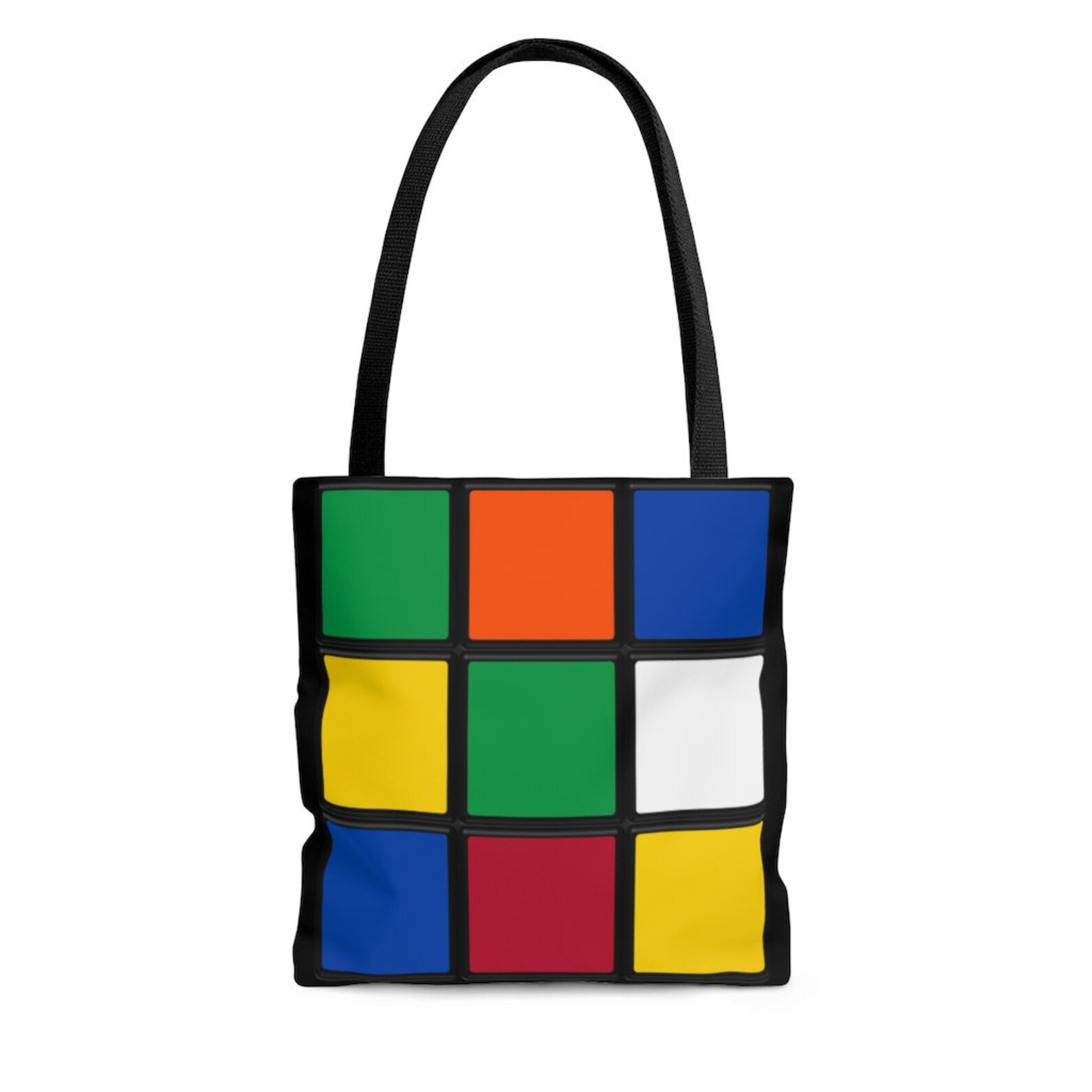 Rubik's Cube Tote Bag Huge Cube 2-sided Print | Etsy