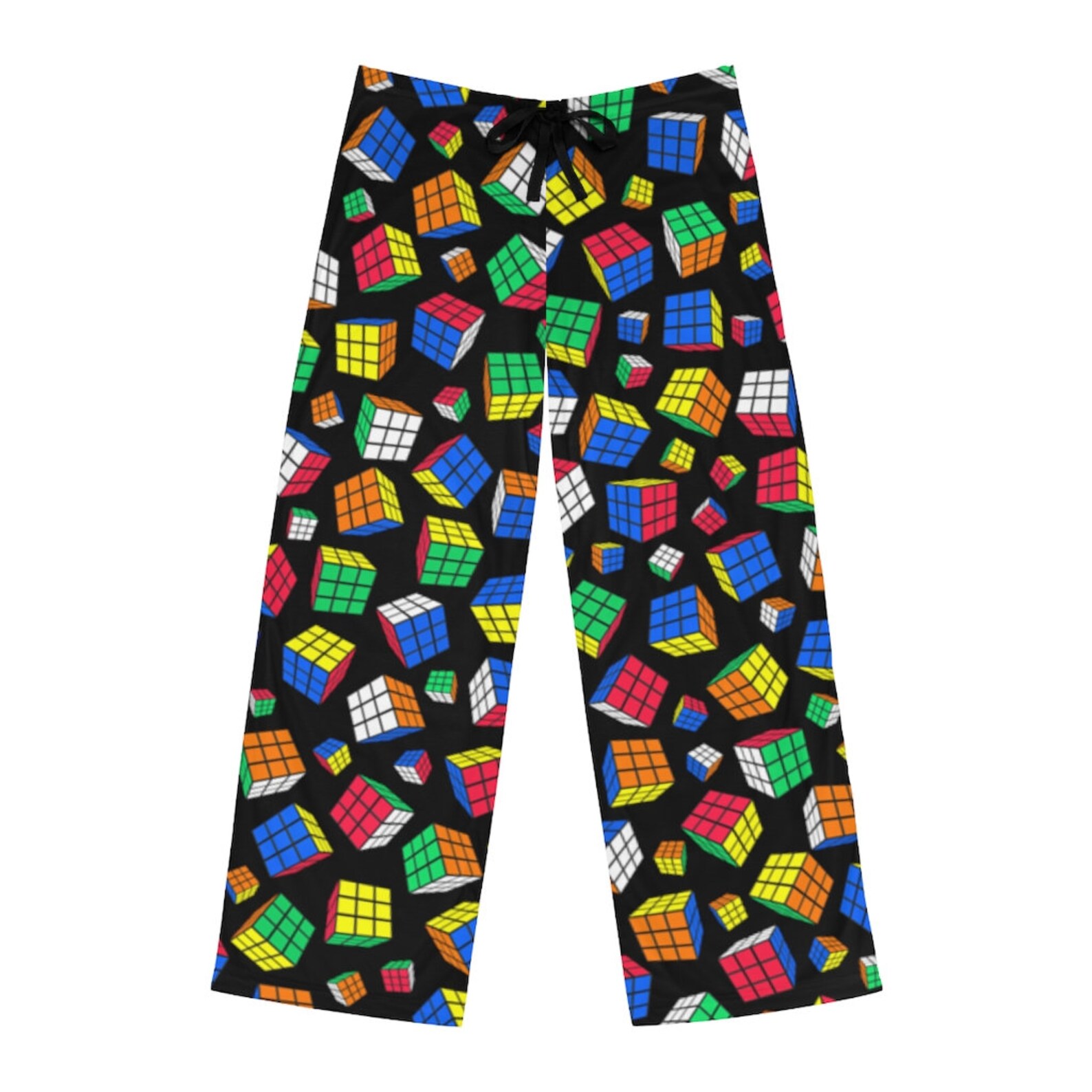 Cubes All Over - Rubik's Cube Pajama Pants, Sleep Pants, Loungewear ...