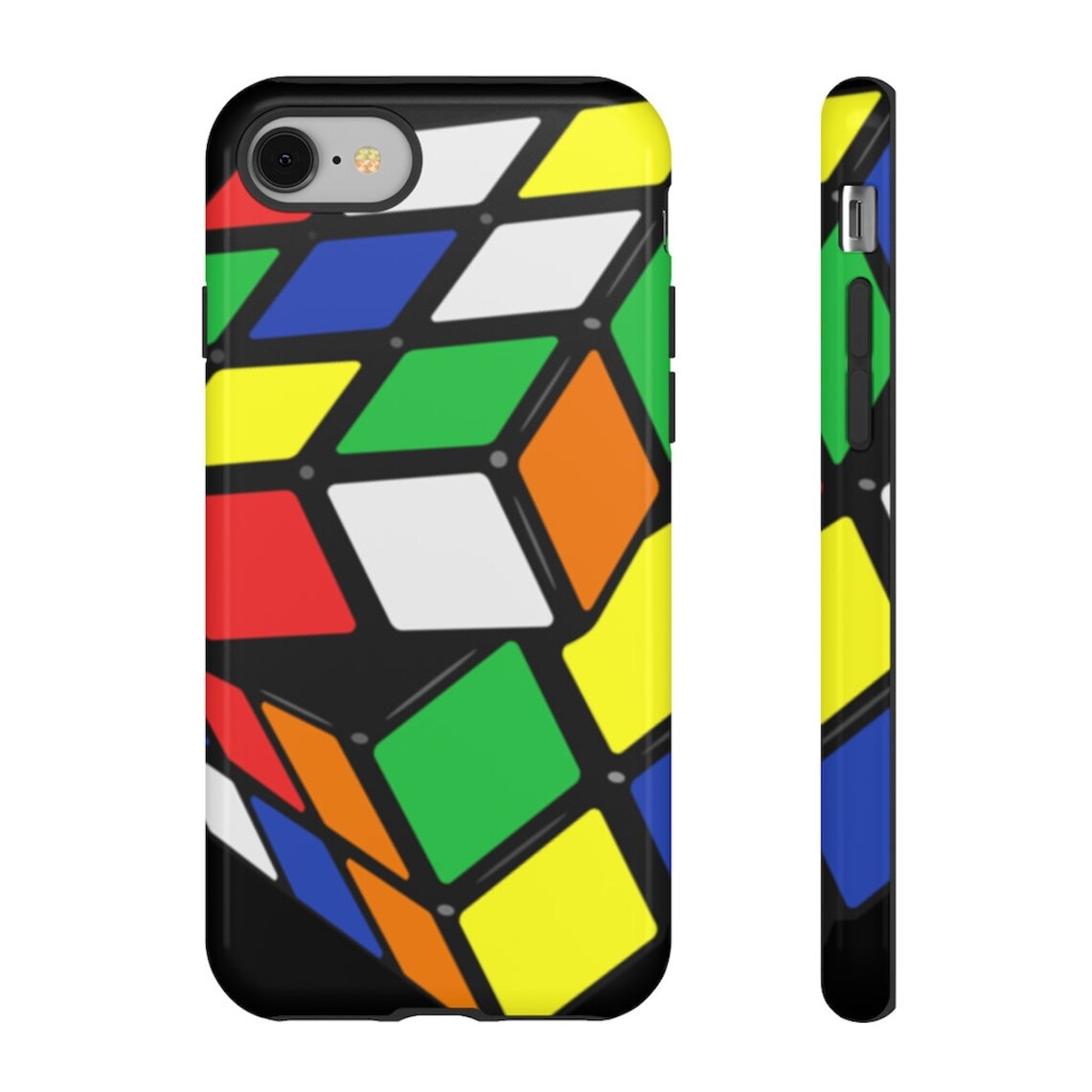Scrambled Big Rubik's Cube Phone Case Tough Case | Etsy