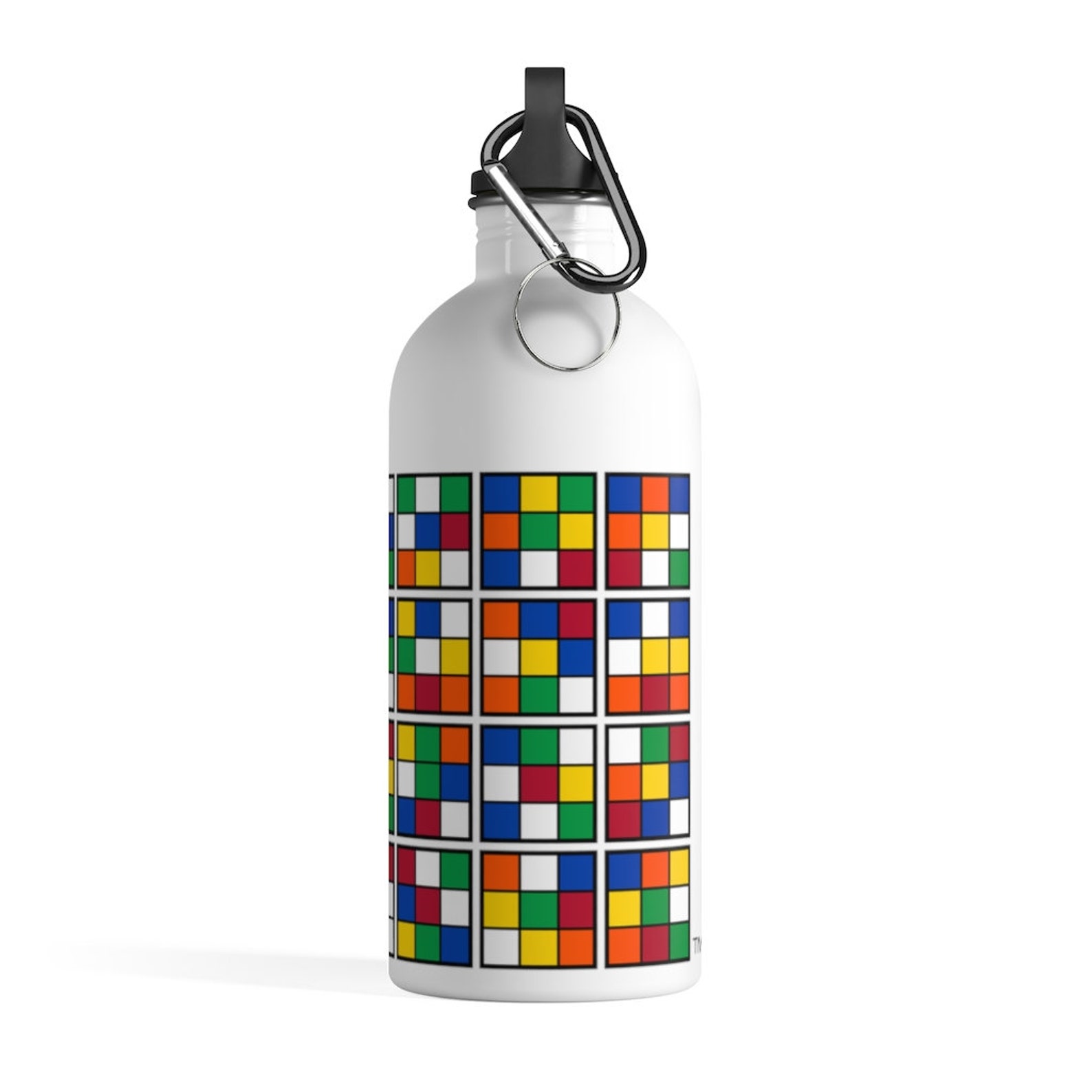 Cubes All Over Rubik's Cube Water Bottle stainless Steel - Etsy
