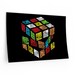 Melting Rubik's Cube Art - Salvador Dali - Canvas Gallery Wrap - Etsy