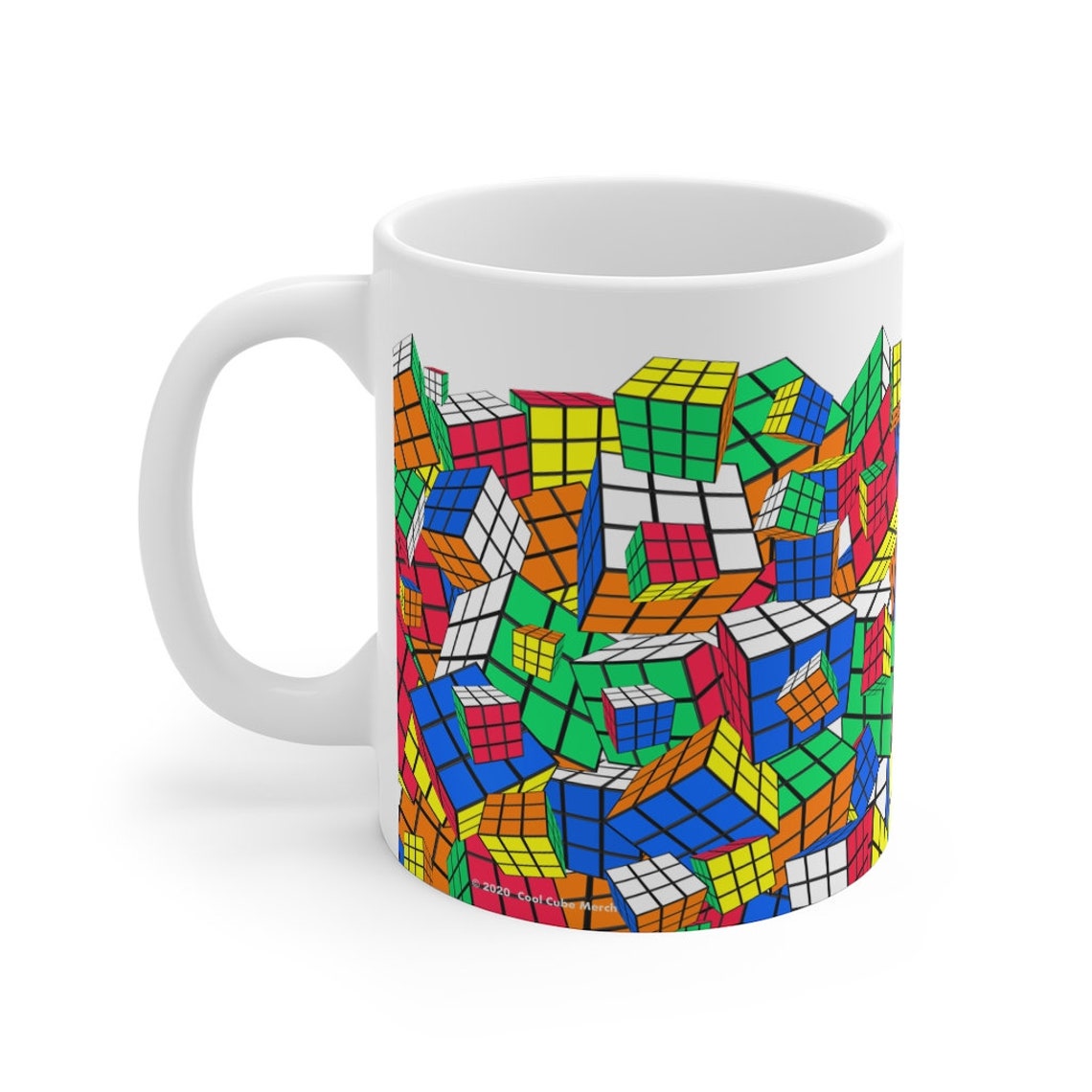 Crazy Cubes Rubik's Cube Mug 11oz Fun Gift Coffee - Etsy