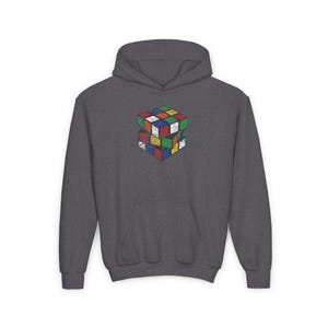 Original Distressed Vintage Rubik's Cube Hoodie (youth Sizes) - Etsy