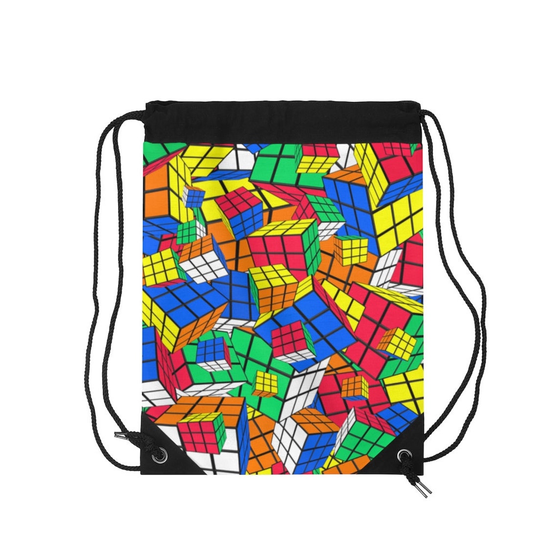 Crazy Cubes Rubik's Cube Backpack Drawstring Bag - Etsy