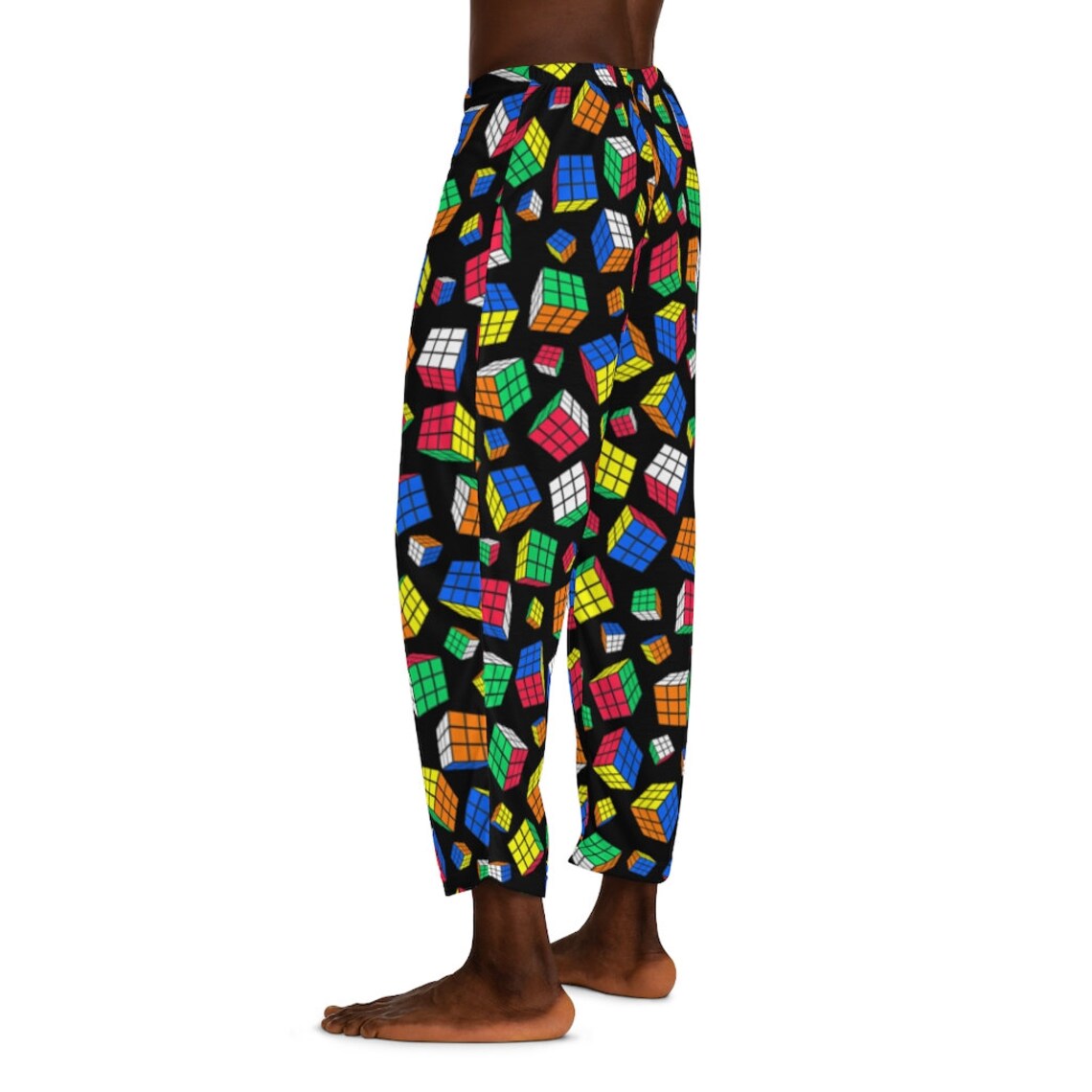 Cubes All Over - Rubik's Cube Pajama Pants, Sleep Pants, Loungewear ...