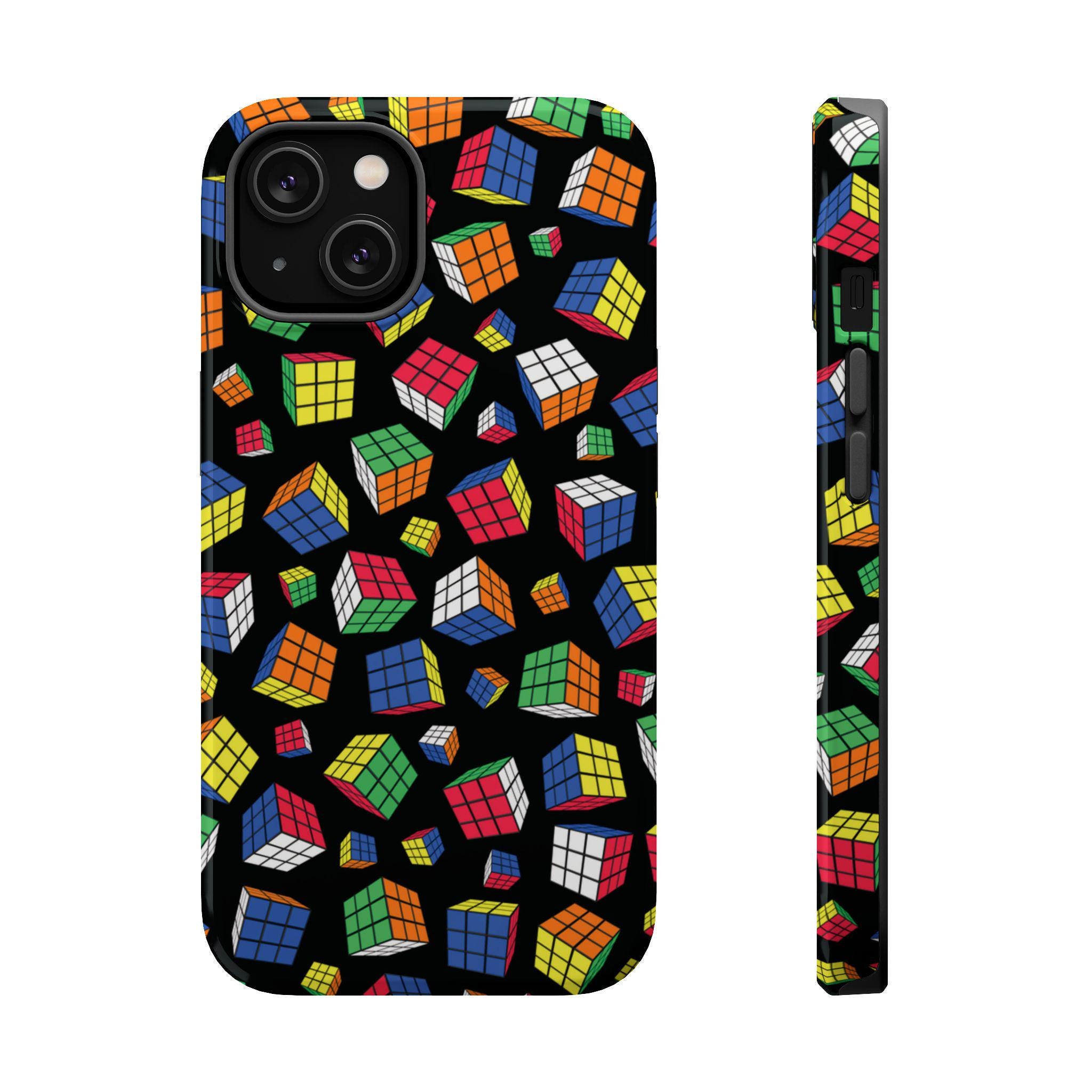 Magsafe Rubik's Cube iPhone Case - Tough Phone Case - 3x3 Puzzles - Etsy