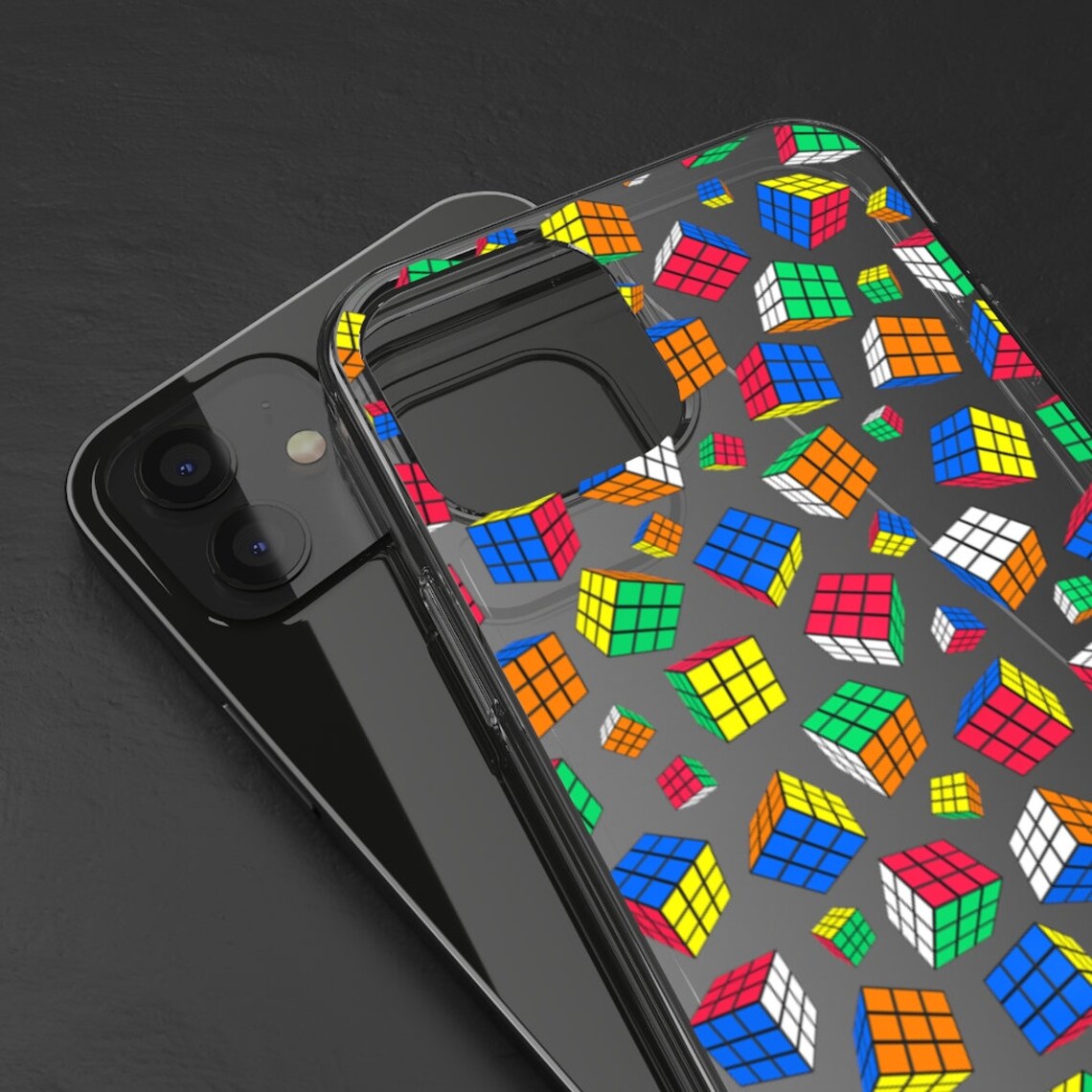 Cubes All Over Rubik's Cube Phone Case iPhone 12 and | Etsy