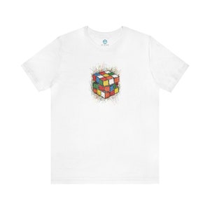 Scribble Cube - Rubik's Cube Shirt (adult Sizes) - Soft Cotton T-shirt ...