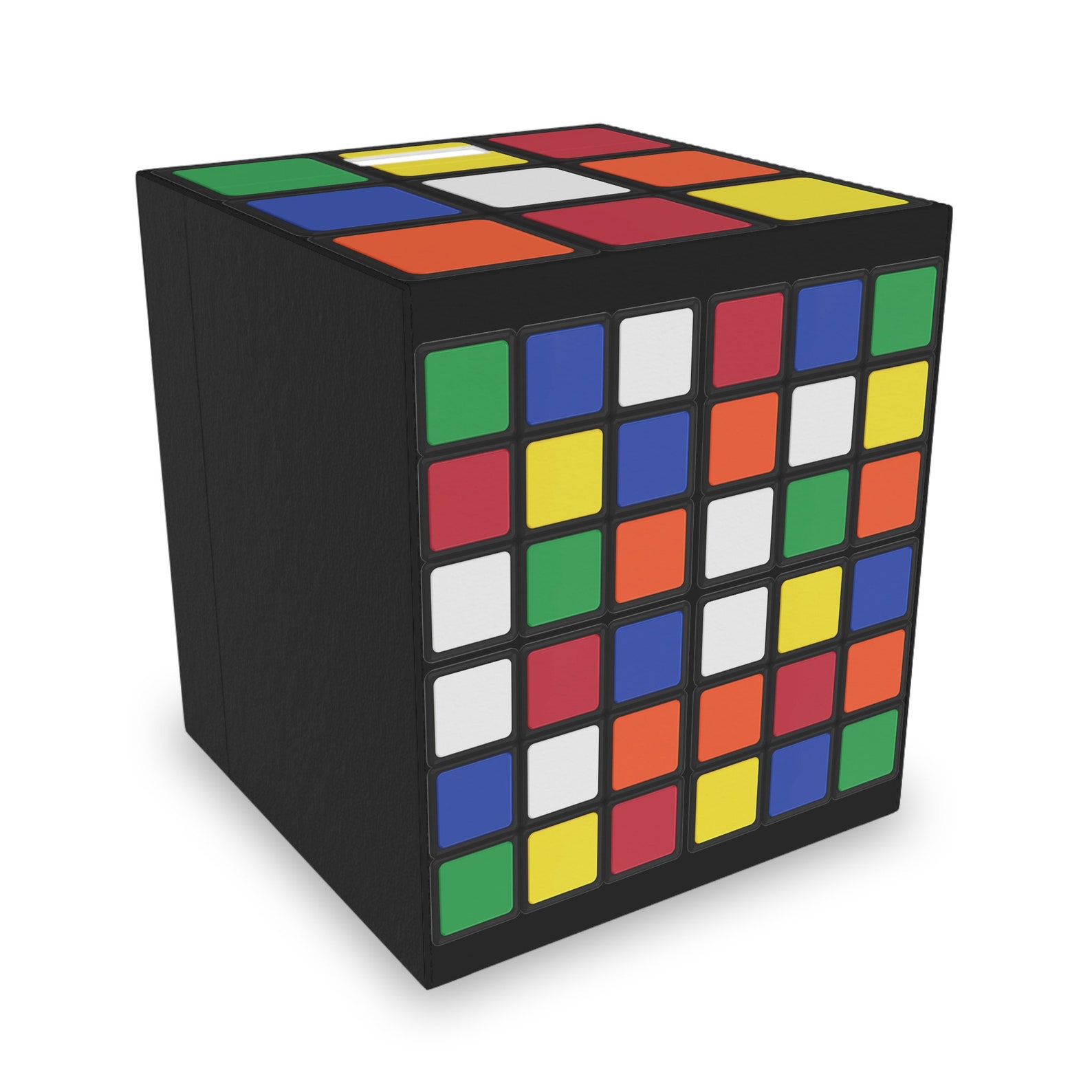 Rubik's Cube Felt Storage Box - Large Cube Image - Etsy