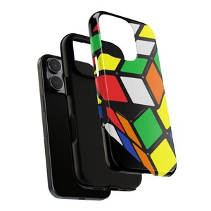 Scrambled Big - Rubik's Cube Phone Case - Tough Case - Etsy
