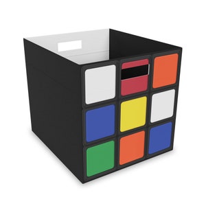 Rubik's Cube Felt Storage Box - Large Cube Image - Etsy