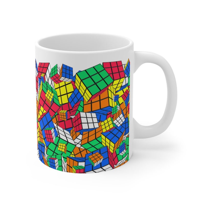 Crazy Cubes Rubik's Cube Mug 11oz Fun Gift Coffee - Etsy