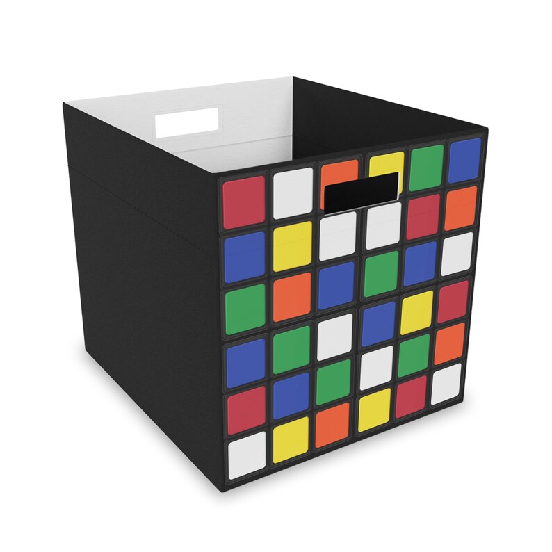 Rubik's Cube Felt Storage Box Medium Cube Images - Etsy