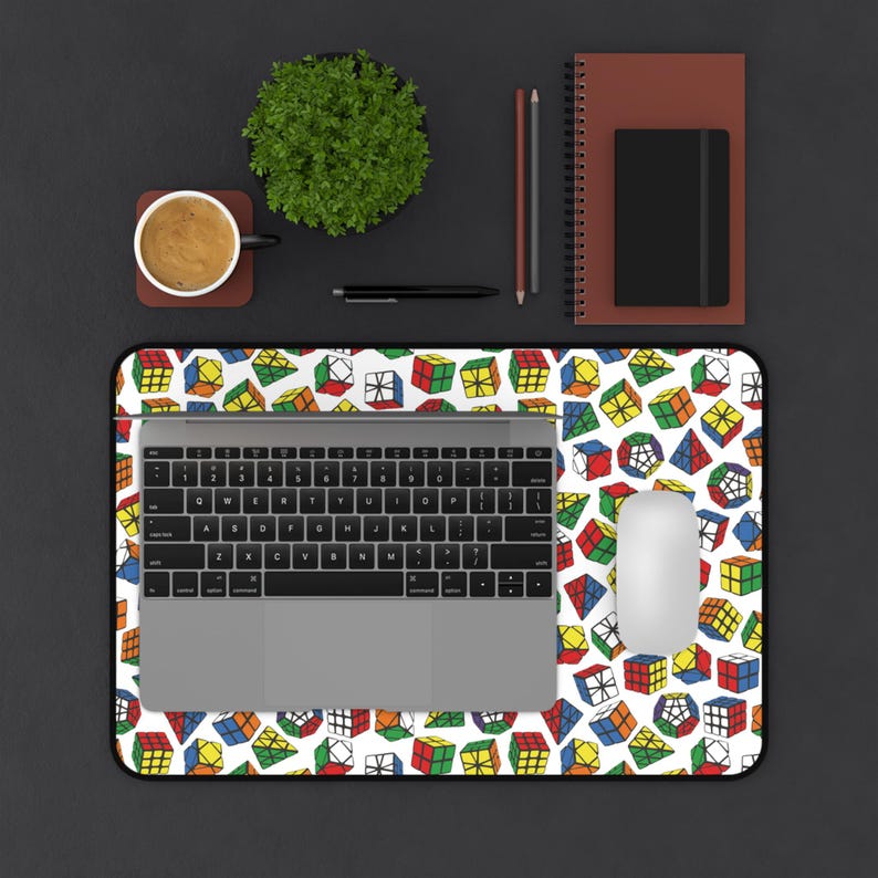 Rubik's Cube Pyraminx, Megaminx, and More Desk Mat, Cubing Mat ...