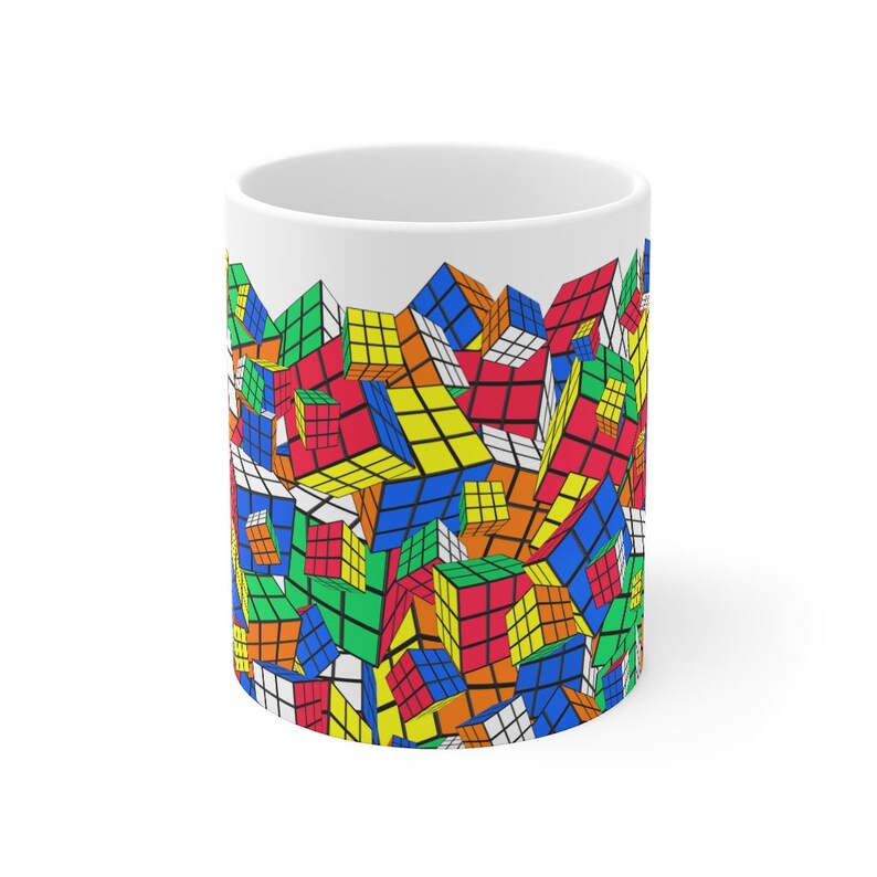 Crazy Cubes Rubik's Cube Mug 11oz Fun Gift Coffee - Etsy