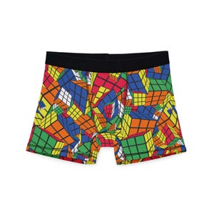 Crazy Cubes - Rubik's Cube Boxer Briefs - Rubik's Cube Underwear - Etsy