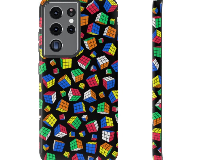 Scrambled Big Rubik's Cube Phone Case Tough Case - Etsy