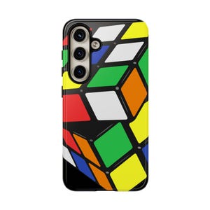 Scrambled Big - Rubik's Cube Phone Case - Tough Case - Etsy