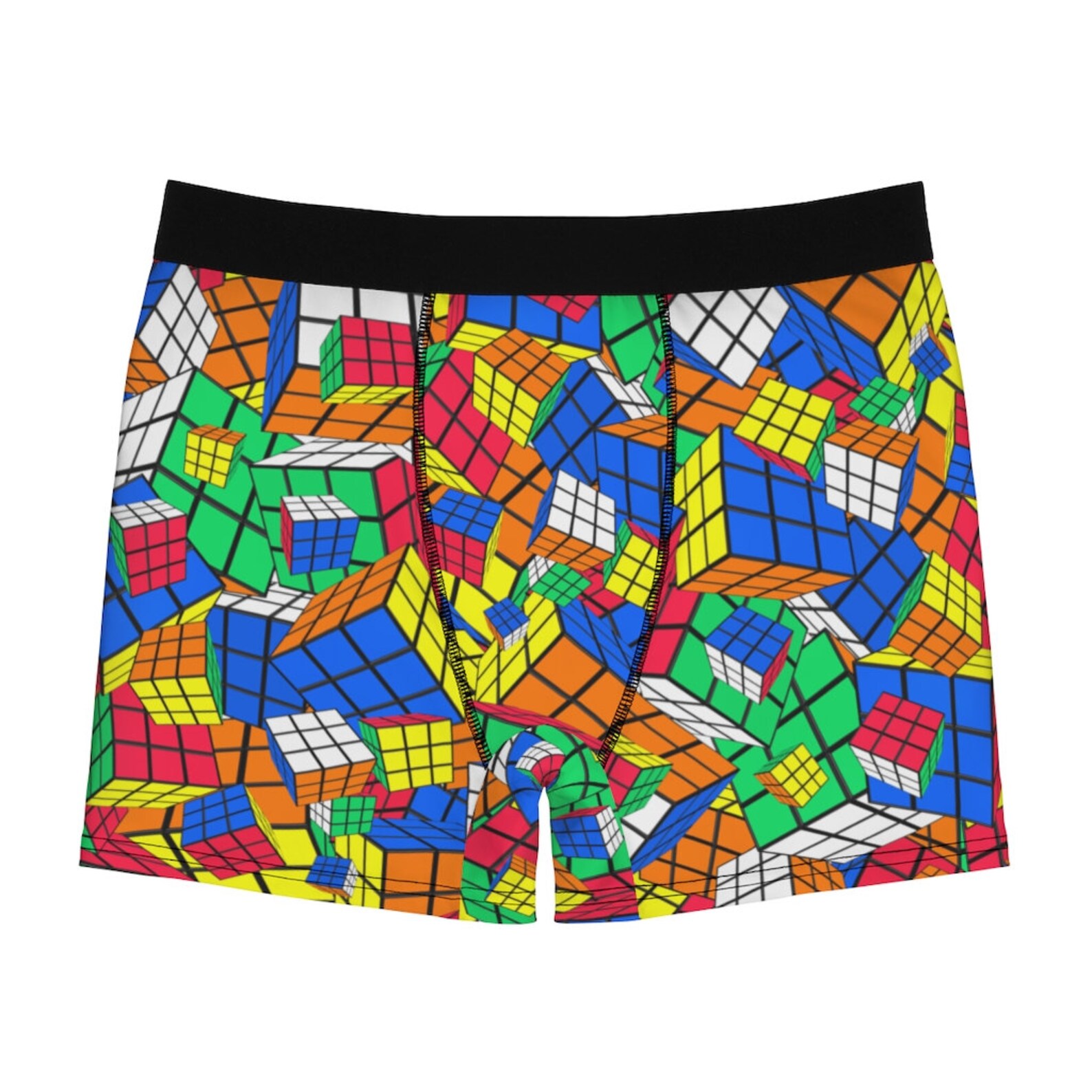 Crazy Cubes Rubik's Cube Boxer Briefs Rubik's Cube - Etsy