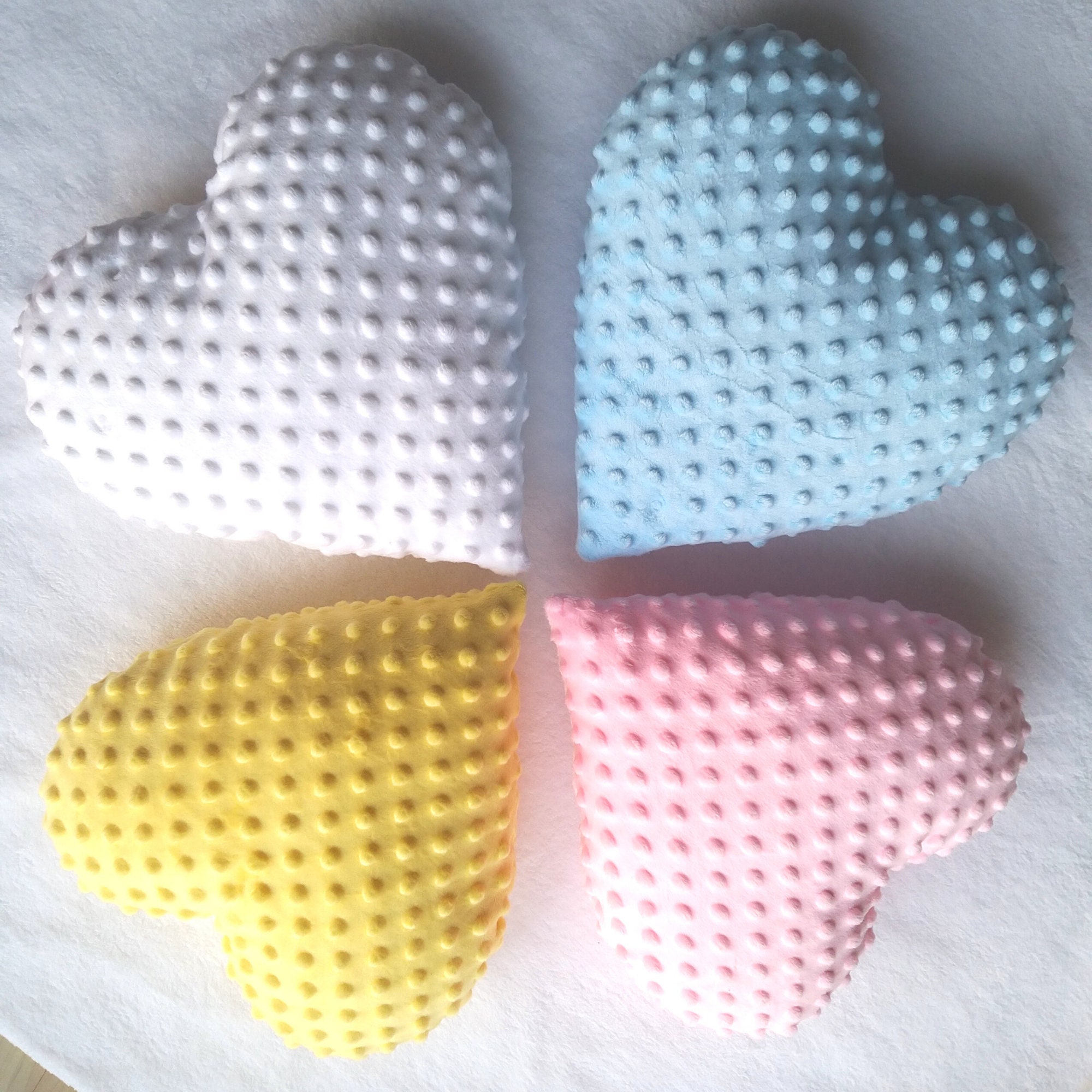 Heart Pillow Heart Shaped Pillow Valentine Day Gift Yellow Heart Pillow ...