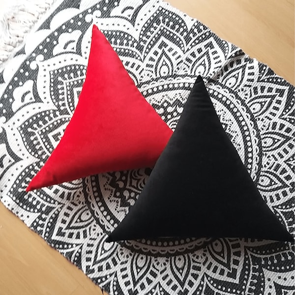 Triangle Cushion - Etsy