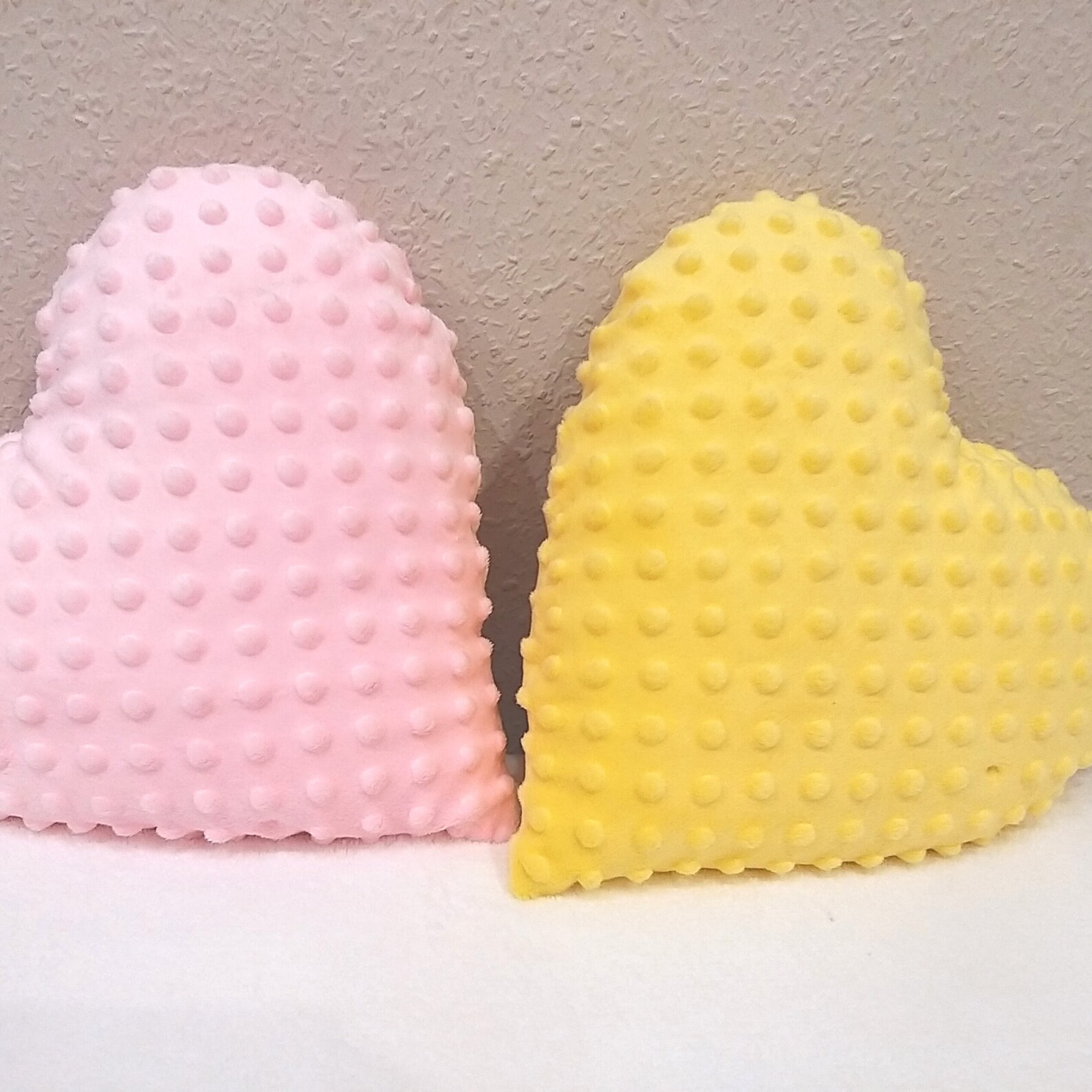 Heart Pillow Heart Shaped Pillow Valentine Day Gift Yellow - Etsy