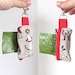 Clip on Poop Bag Holder in Two Sizes - Linen Dogs Life Pattern - Etsy